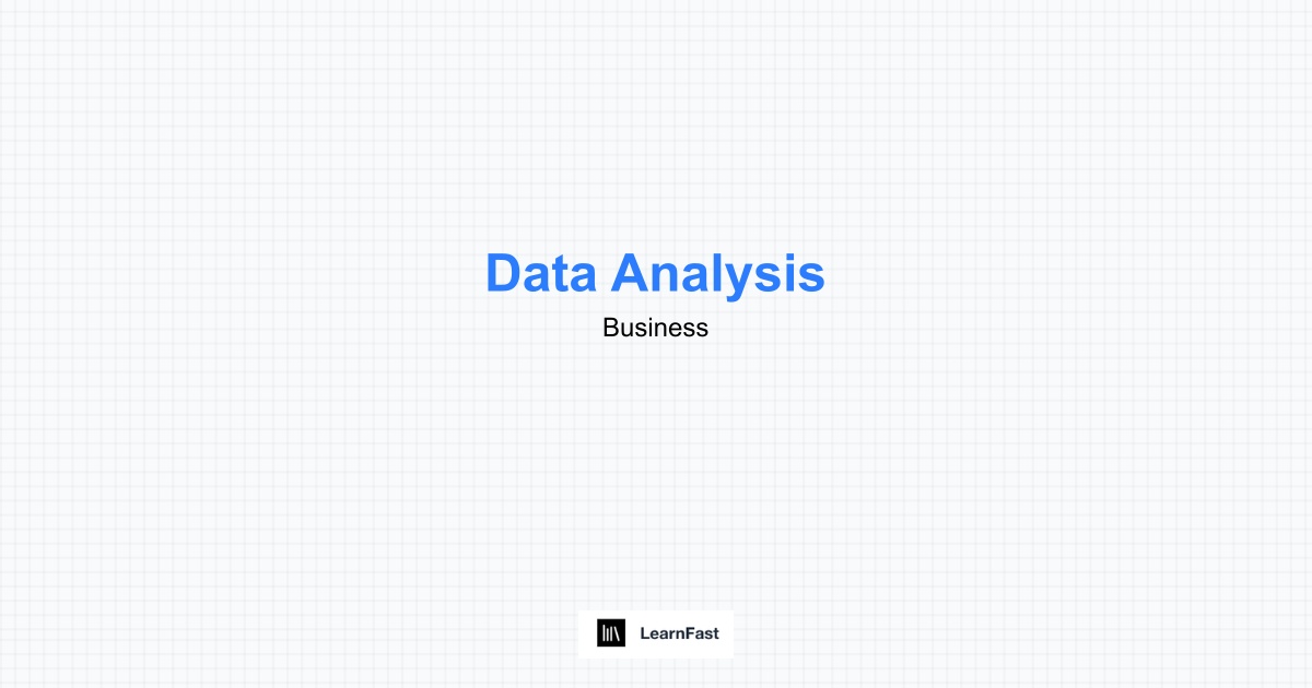 How to Learn Data Analysis - Complete 2025 Guide | LearnFast